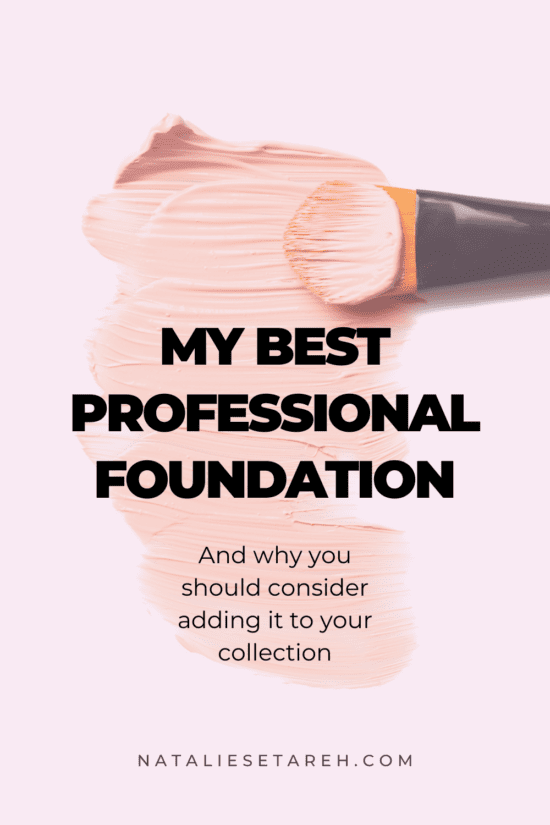 Foundations In My Professional MUA Kit - Natalie Setareh
